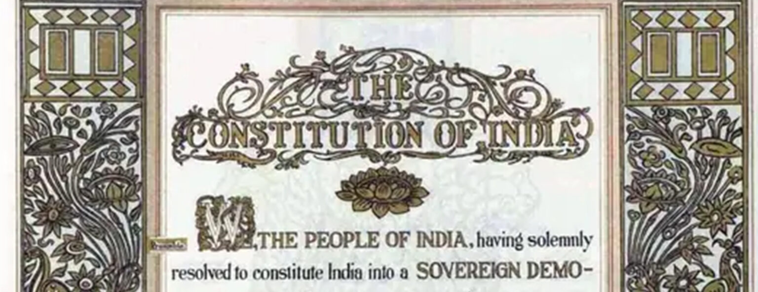 Painting Illustrations of the Indian Constitution - INDIC INSPIRATIONS